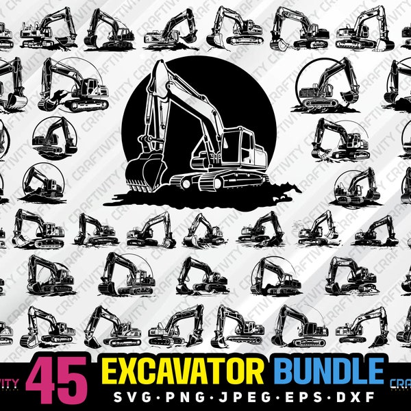Excavator Bucket Svg - Etsy