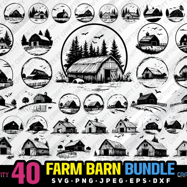 Barn Dxf - Etsy