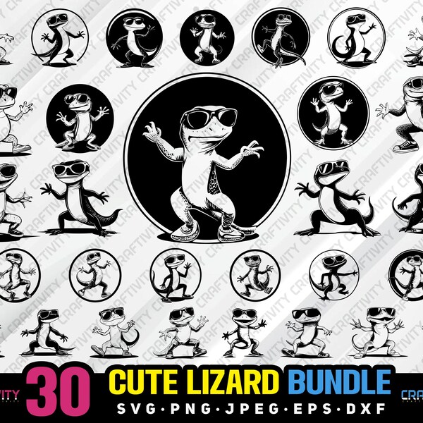 Lizard Vector - Etsy