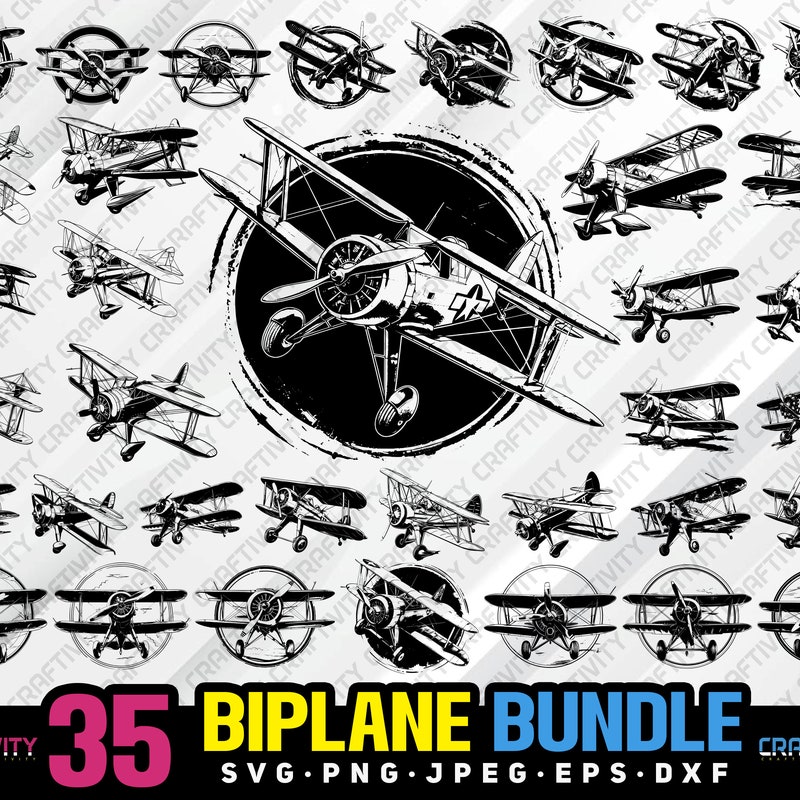Biplane - Etsy