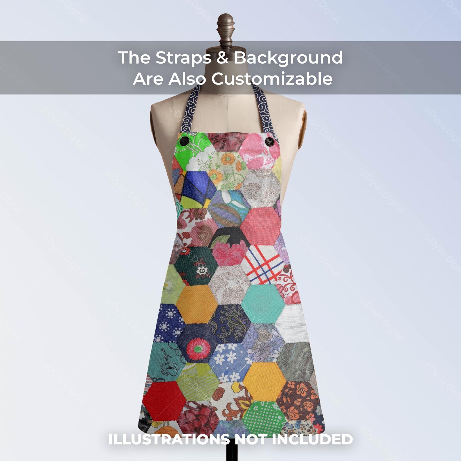 Apron Mockup With Transparent Png, Curvy Female Display Mannequin ...