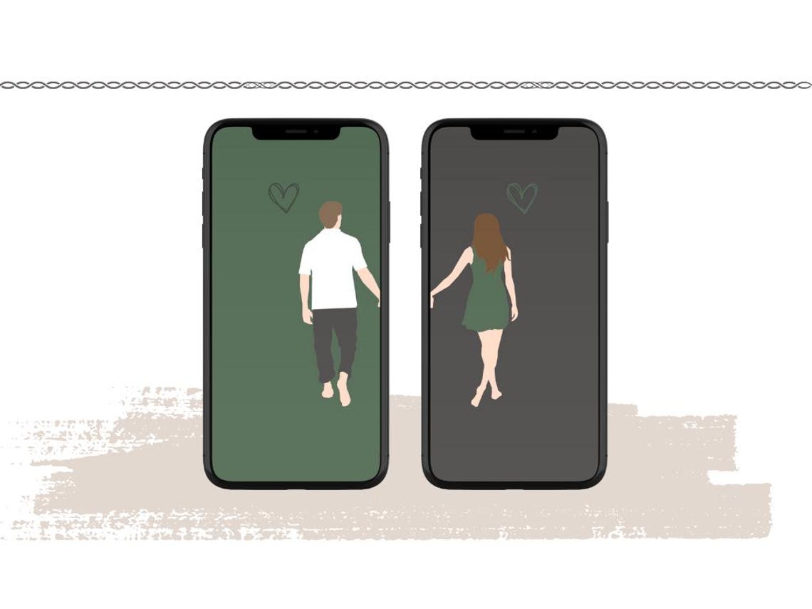 30 COUPLE WALLPAPERS - Matching Mobile Backgrounds for Almost Every ...