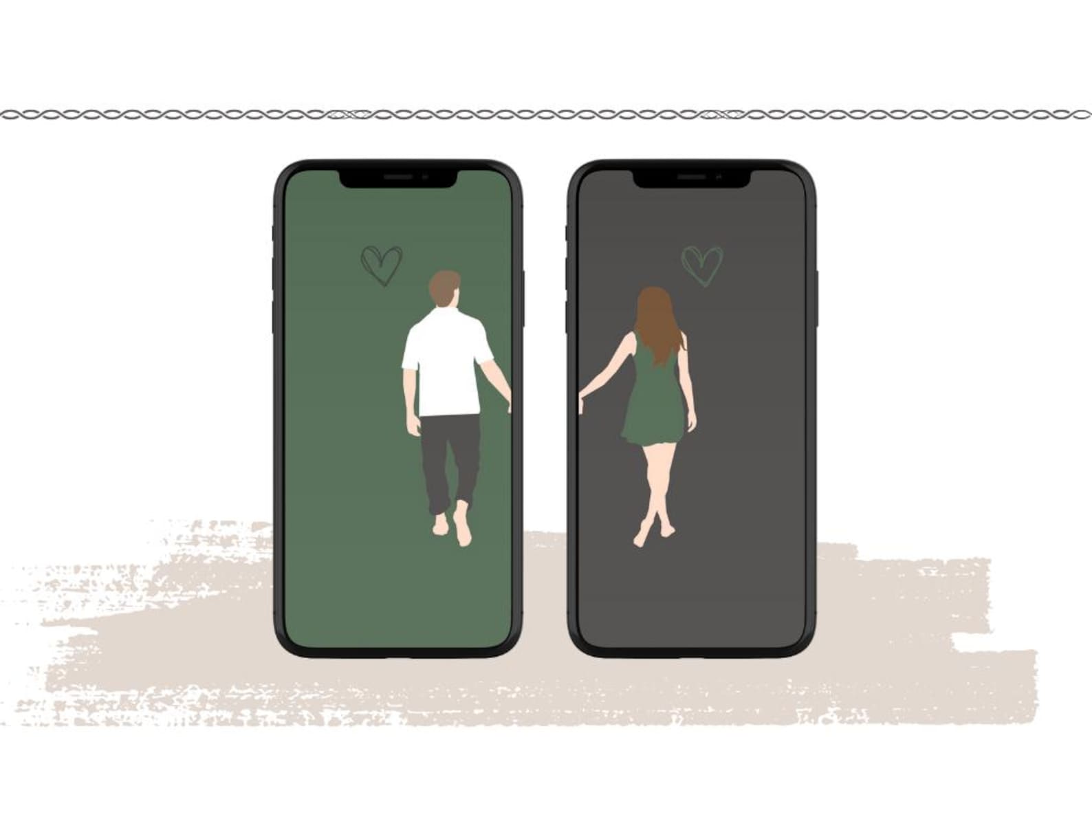 30 COUPLE WALLPAPERS - Matching Mobile Backgrounds for Almost Every ...