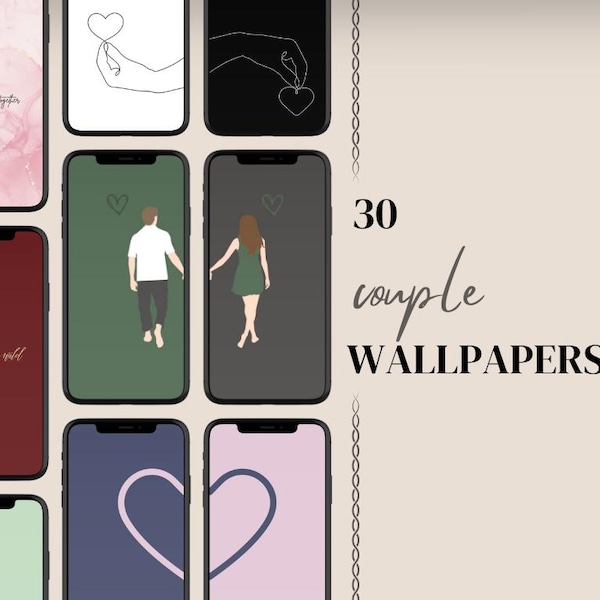Couples Matching Wallpaper - Etsy