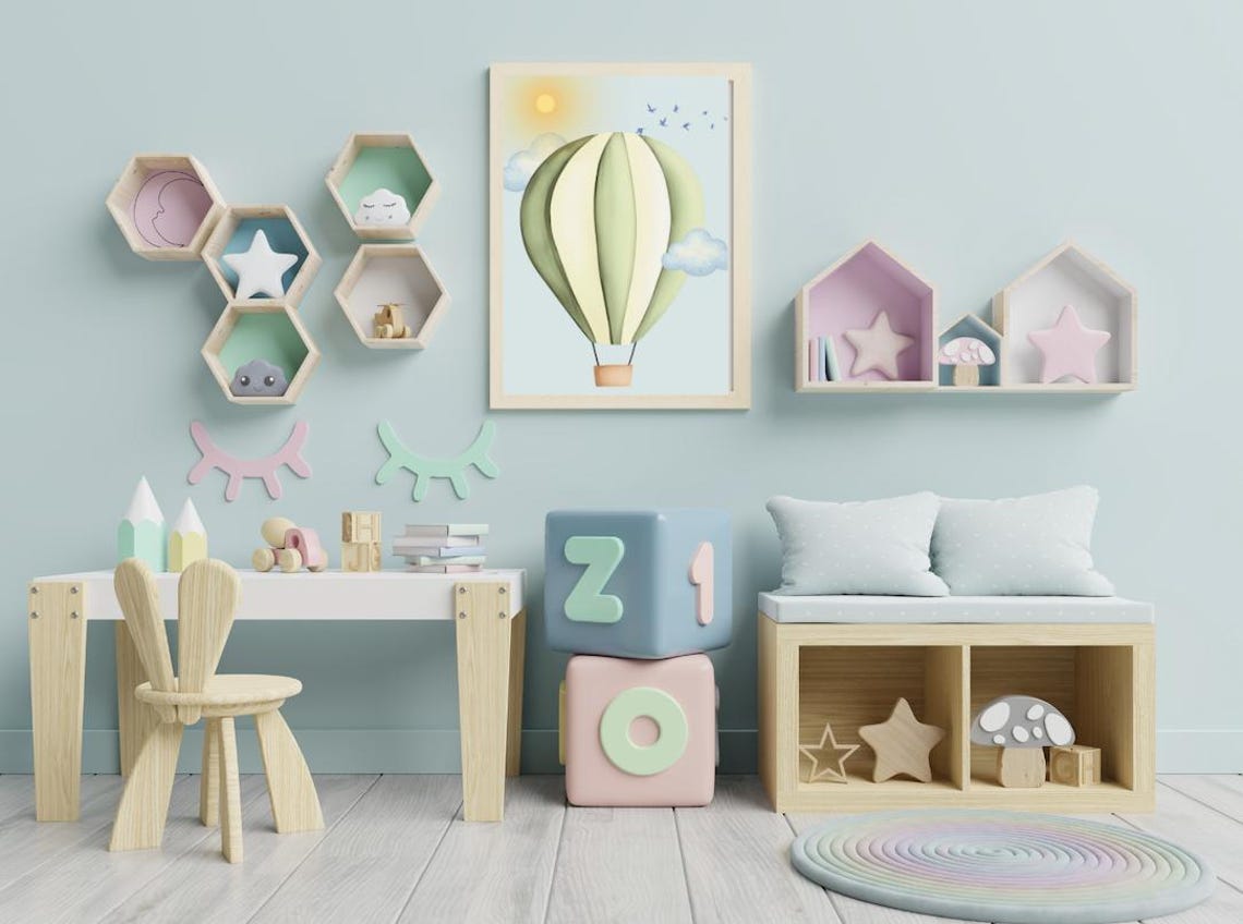 Hot Air Ballon Poster: Room Wall Art (digital Download) - Etsy