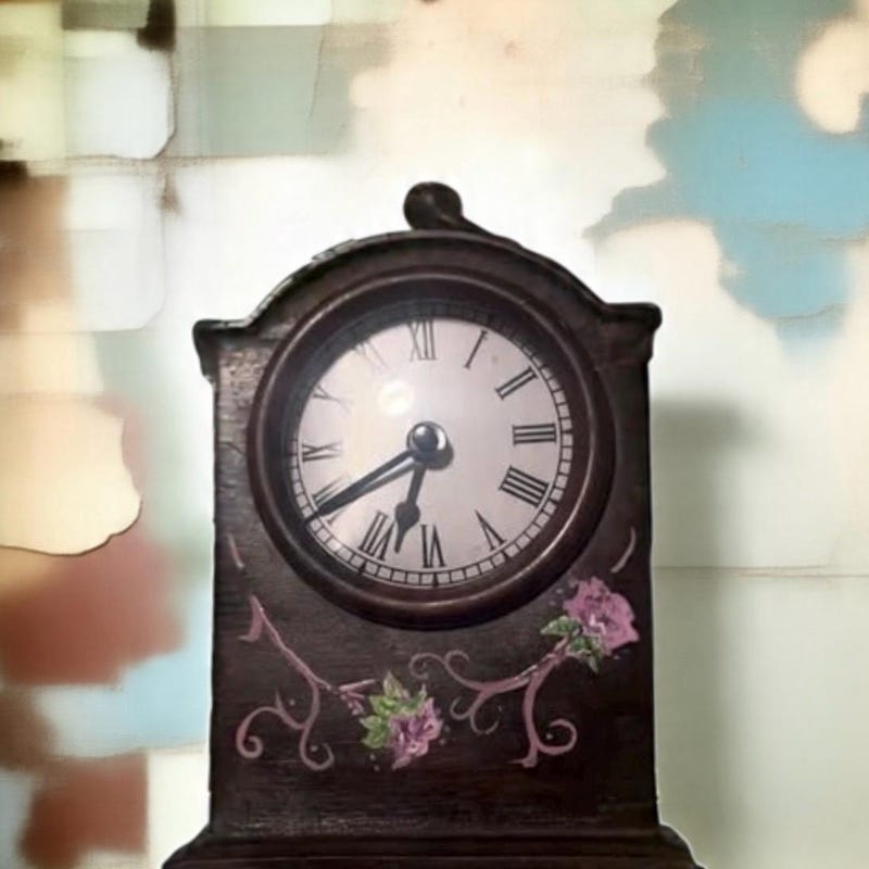 Hand Painted Clock - Etsy