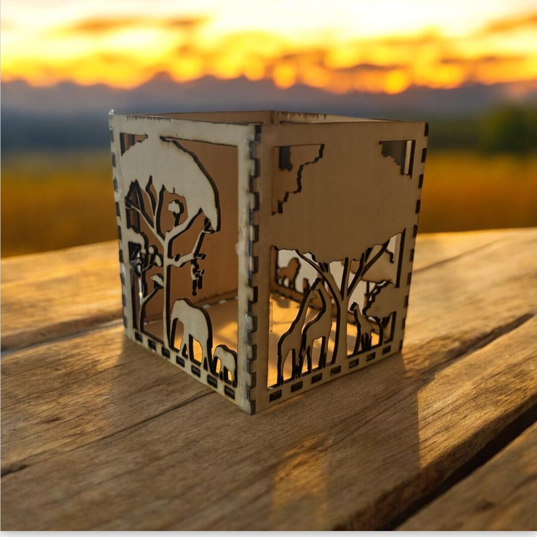 Wooden Candle Shadow Box - Etsy