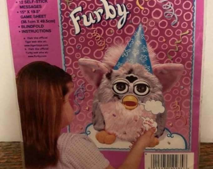 Furby Vintage 1999 Unique Rare Place the Message on Furby Birthday ...