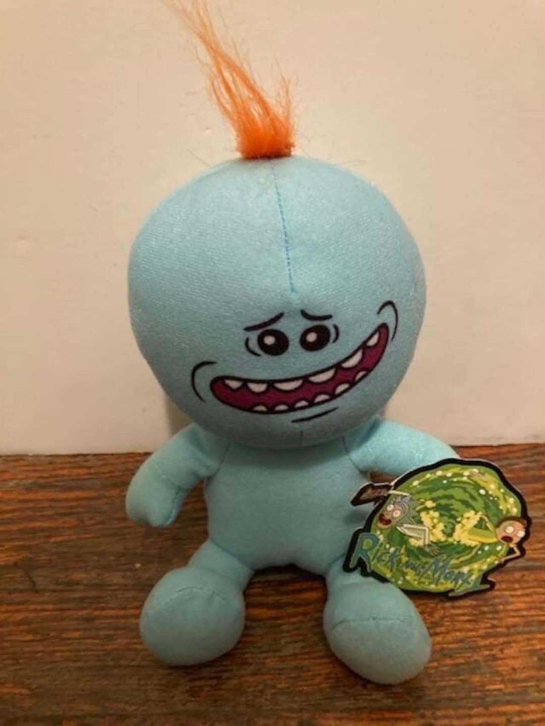 Rick and Morty Mr. Meeseeks W/tag 7" Cloth Doll Plush Adult Swim ...