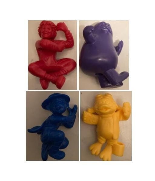 Mcdonald's Vintage Mcdonaldland Straw Huggers 2000 Complete Set Ronald ...