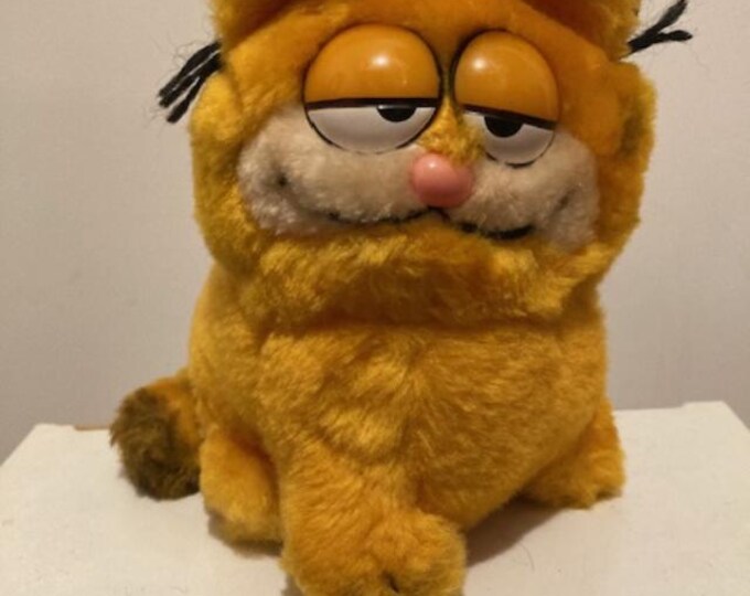 Garfield 1981 Original Vintage 6 Classic Seated Plush R. Dakin Stuffed ...
