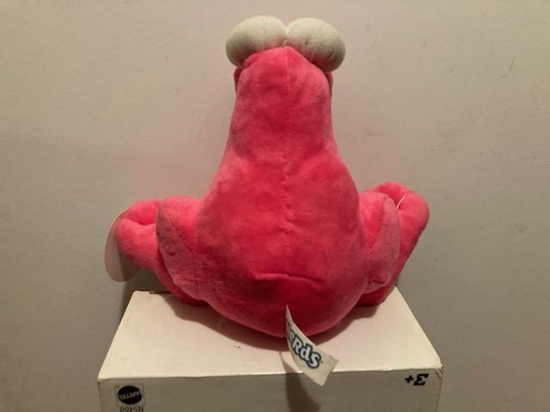 Nestle Wonka Nerds Candy 8 Plush W/tag Pink Nerdy Nerd Ad Mascot ...