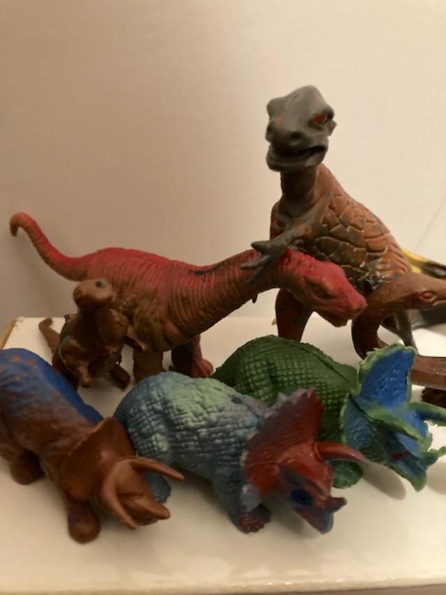 Chinasaurs Dinosaurs Vintage 70's 14 Vinyl Plastic Figures Retro Dino ...