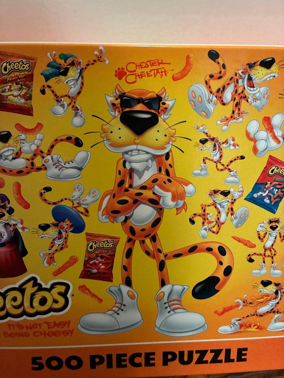 Cheetos Chester Cheetah Ad Mascot Roseart 500 Pcs Jigsaw Puzzle New ...
