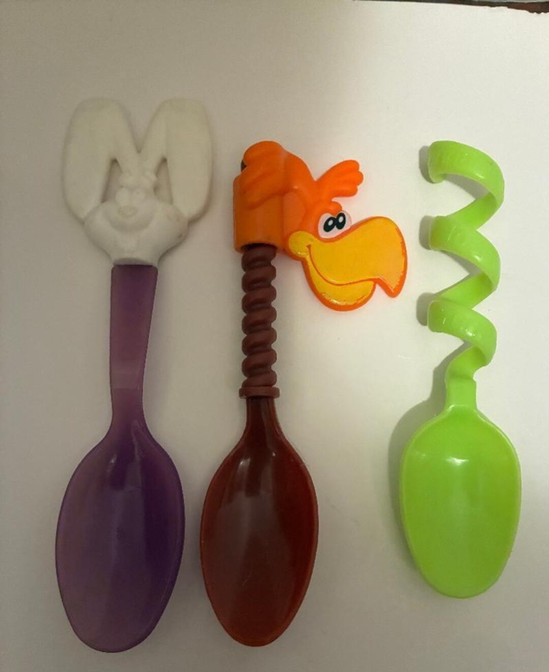 General Mills Vintage 90's Cereal Spoons Premium Lot Trix Rabbit 1991 ...