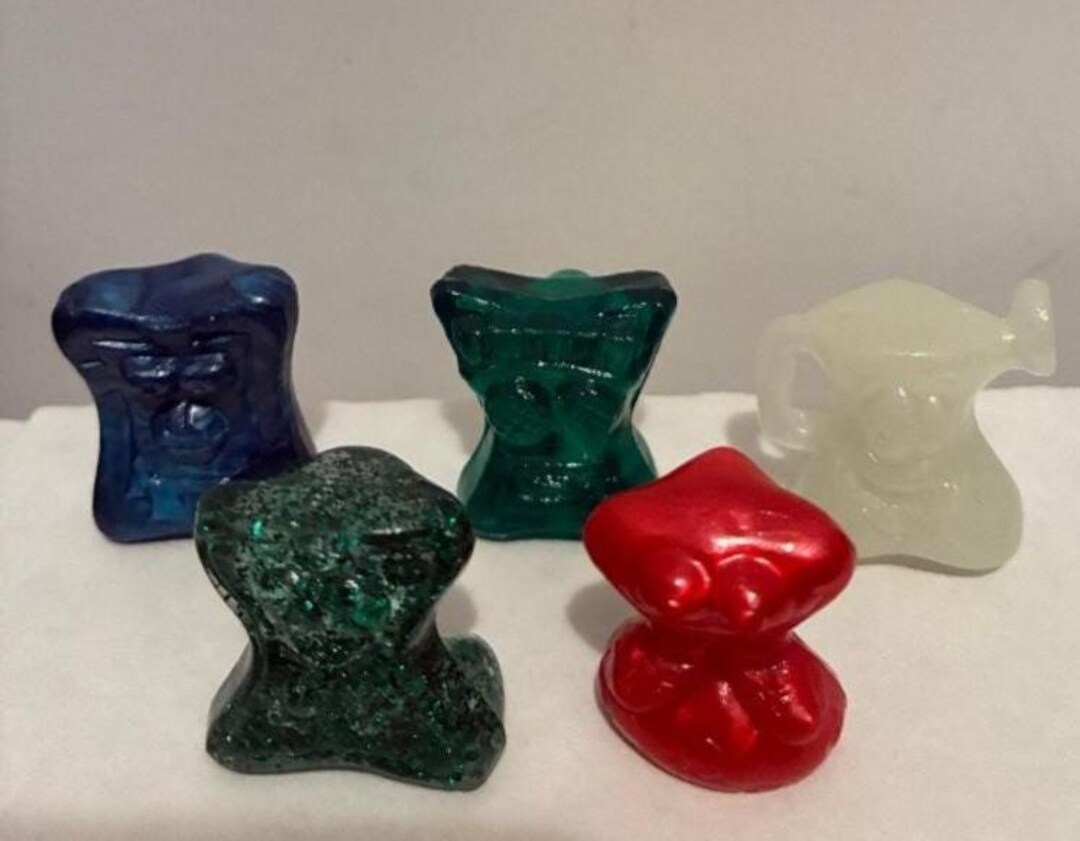 Gogo's Crazy Bones 1996 5 Game Pieces Series 2 Things W/gitd Rare ...