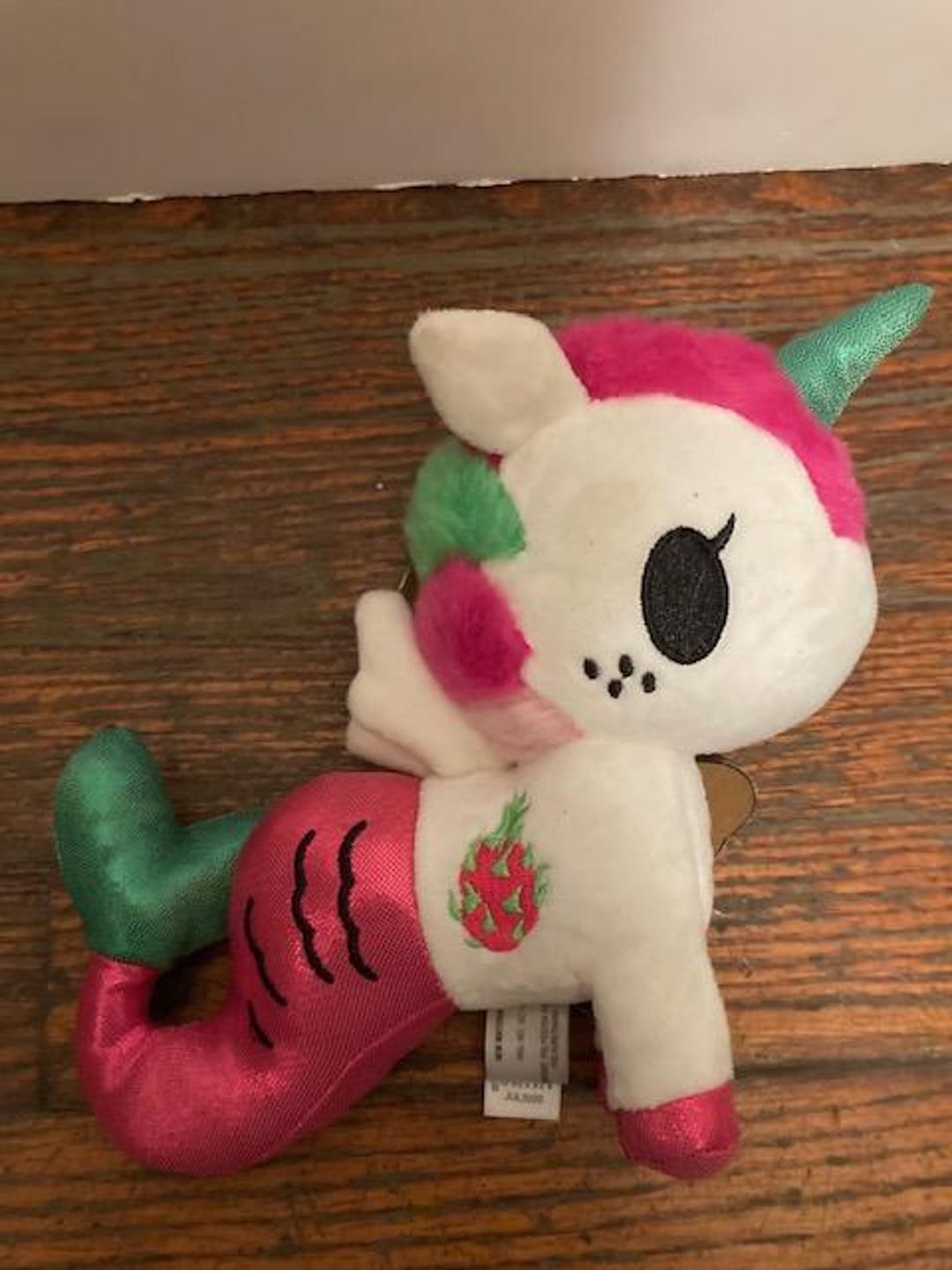 Tokidoki Mermicorno W/tag Pitaya Dragonfruit 7.5" Minky Plush Simone ...