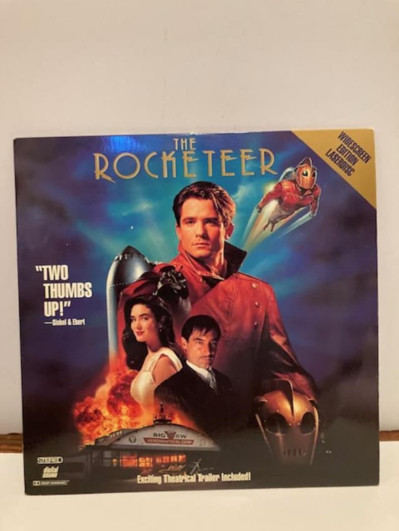 The Rocketeer Laserdisc Disney 1991 Widescreen Edition Cult Classic ...