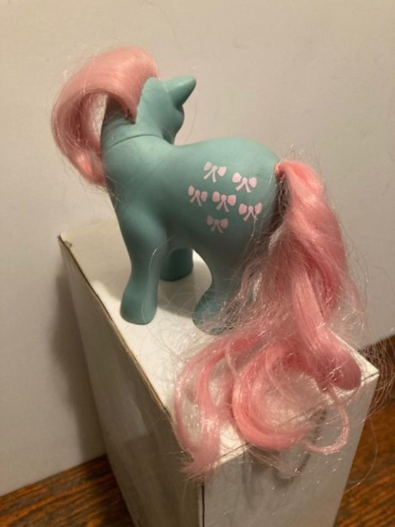MLP 1983 Bow Tie Original Ponies Hasbro Vintage 80's G1 Classic My ...