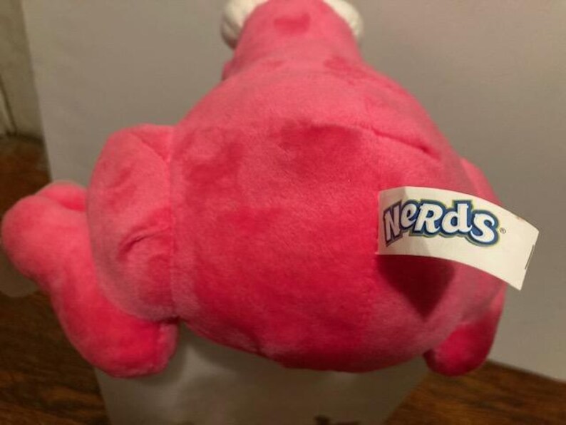 Nestle Wonka Nerds Candy 8 Plush W/tag Pink Nerdy Nerd Ad Mascot ...
