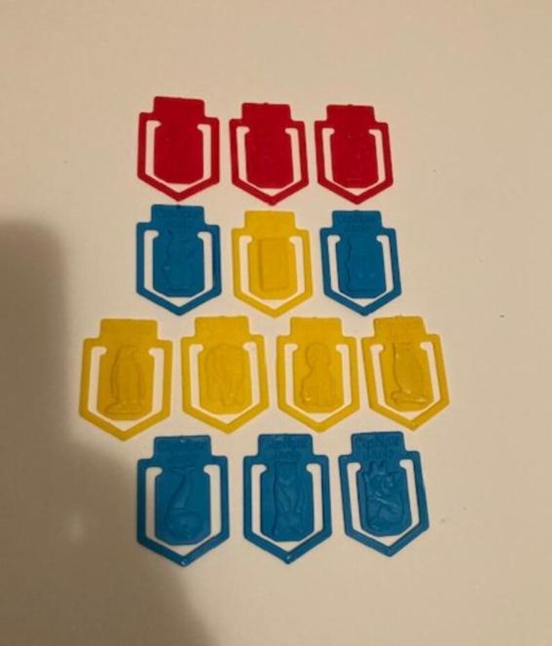 Cracker Jack 80's 13 Different Vintage Plastic Bookmark Prizes W/sailor ...