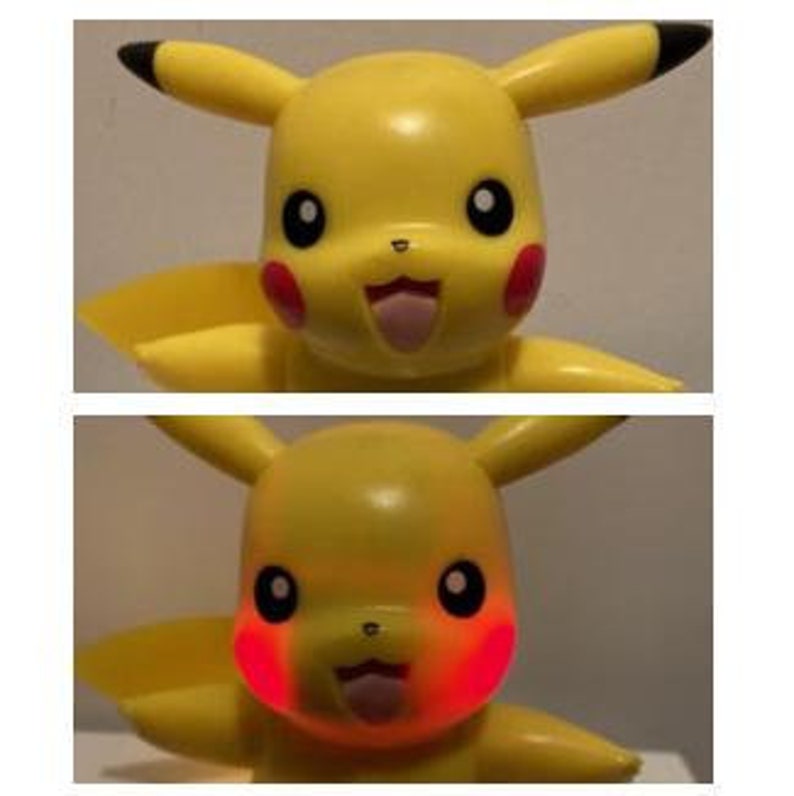 Pokemon Pikachu Talking Animated 4.5" Figure 2019 Glowing Cheeks ...