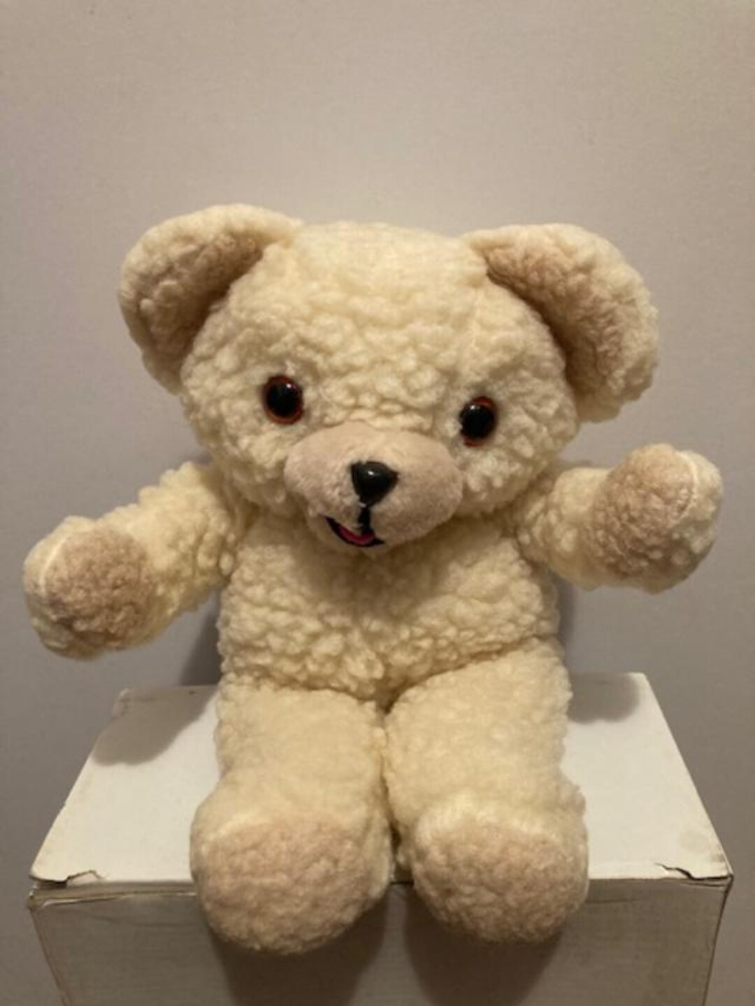 Snuggle 1986 9" Teddy Bear Vintage 80's Russ Berrie Fabric Softener ...
