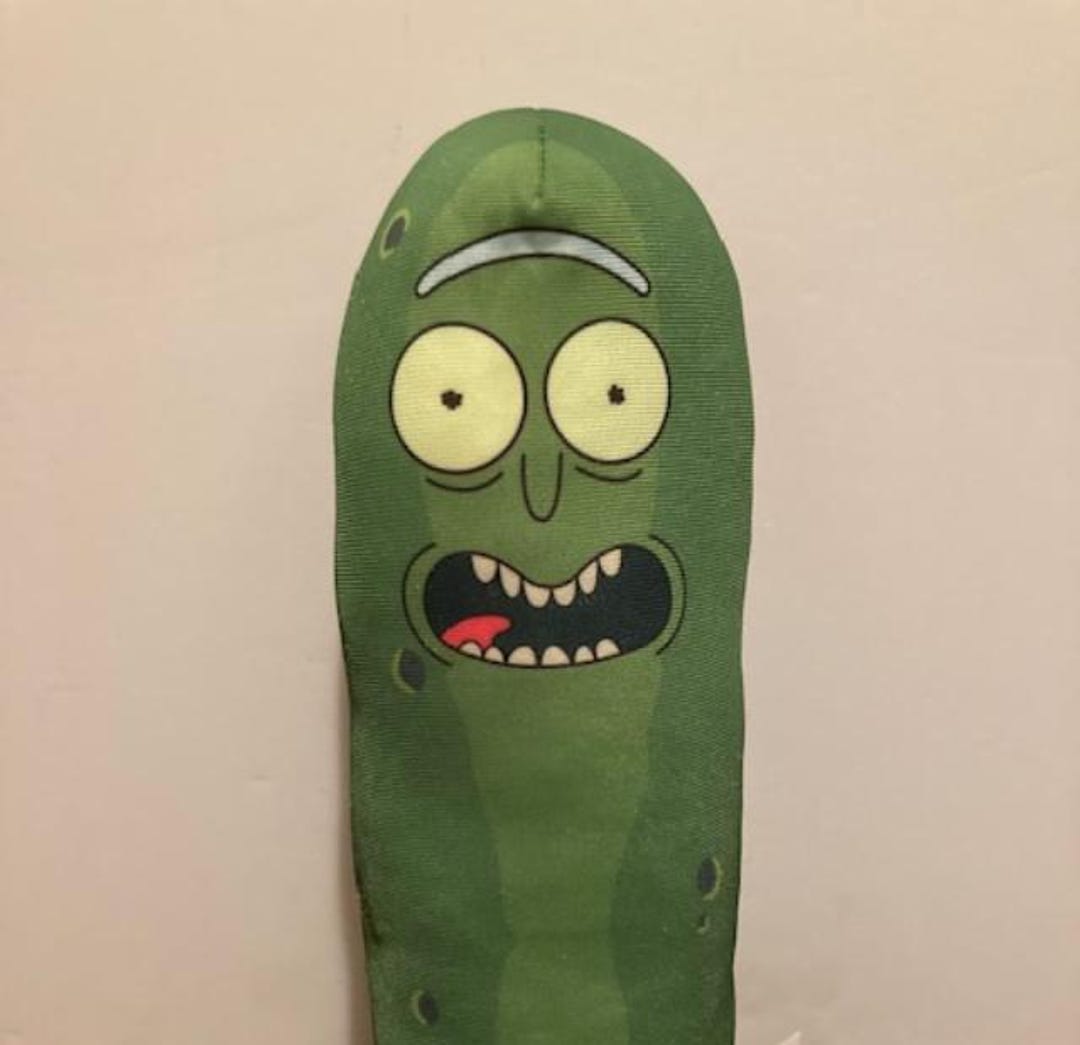 Rick and Morty Pickle Rick Plush 13 Adult Swim Cartoon Network Toy ...