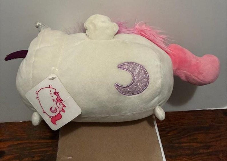 Pusheen Super Pusheenicorn Squeezer Plush W/tags Flapping Wings Gund ...