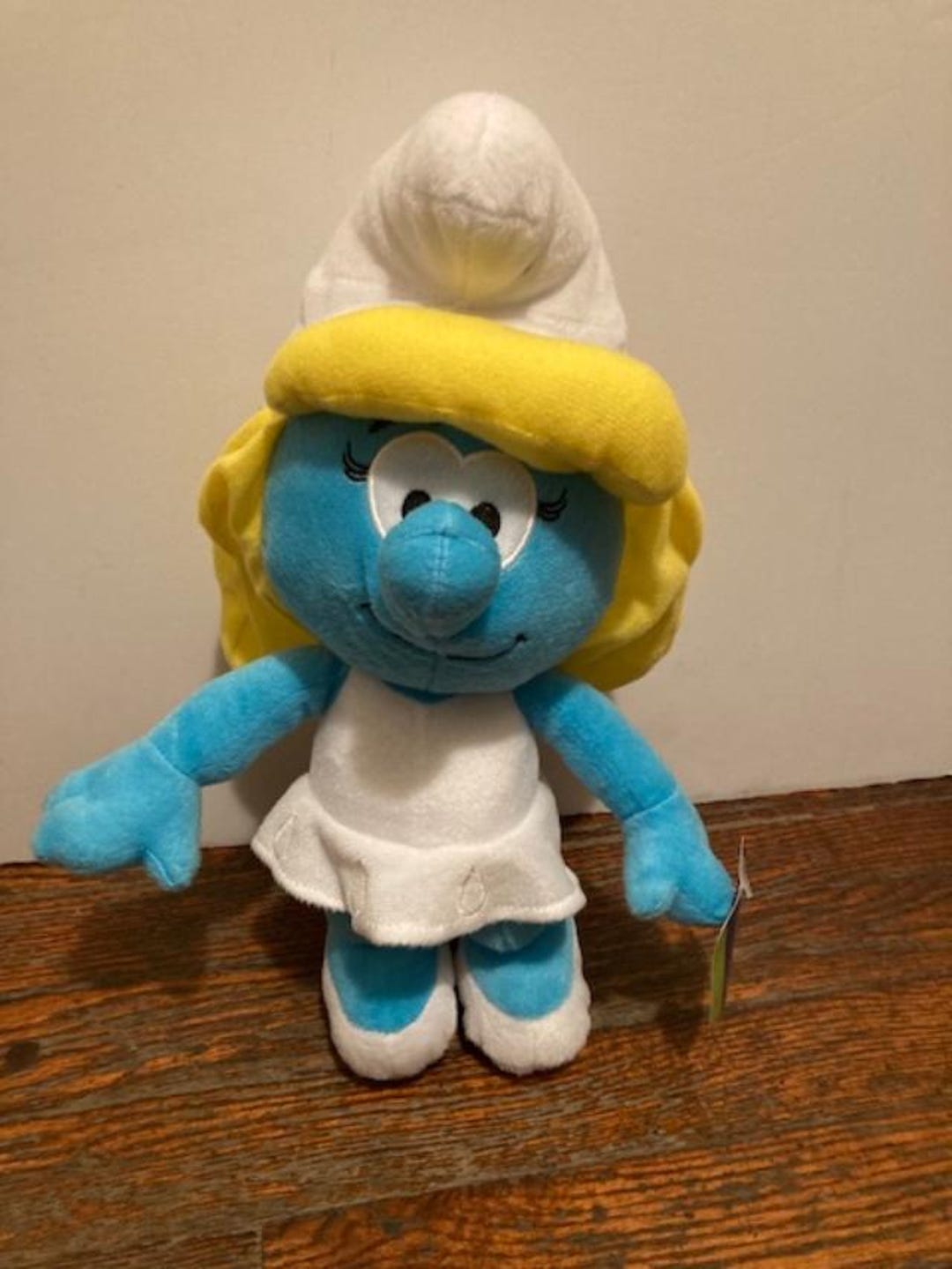 Smurfette BIG 14" Plush W/tags Kellytoy 2013 Smurfs Schtroumpf Peyo ...