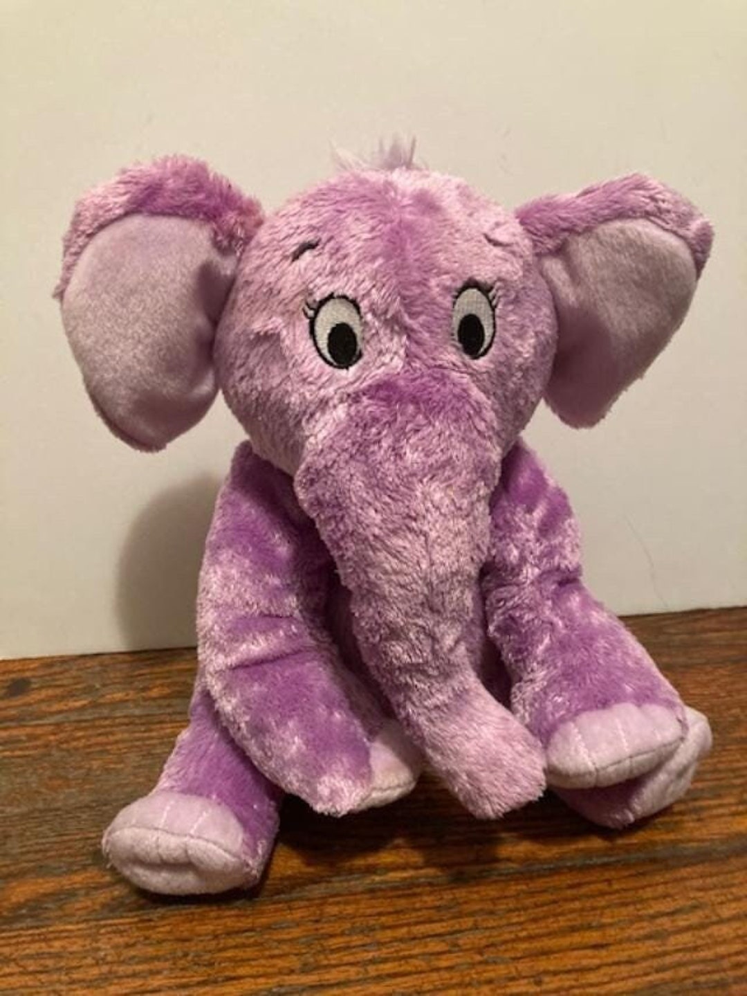 The Nose Book Purple Elephant 10" Plush Kohl's Cares for Kids 2014 Al ...
