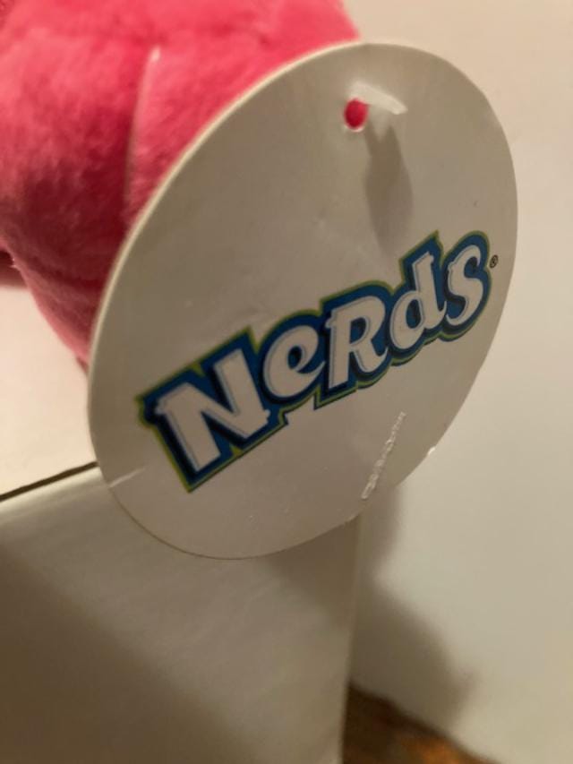 Nestle Wonka Nerds Candy 8 Plush W/tag Pink Nerdy Nerd Ad Mascot ...