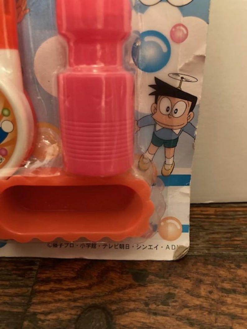Doraemon Vintage 90's Soap Bubble Set Japanese Anime Manga Magic Robot ...