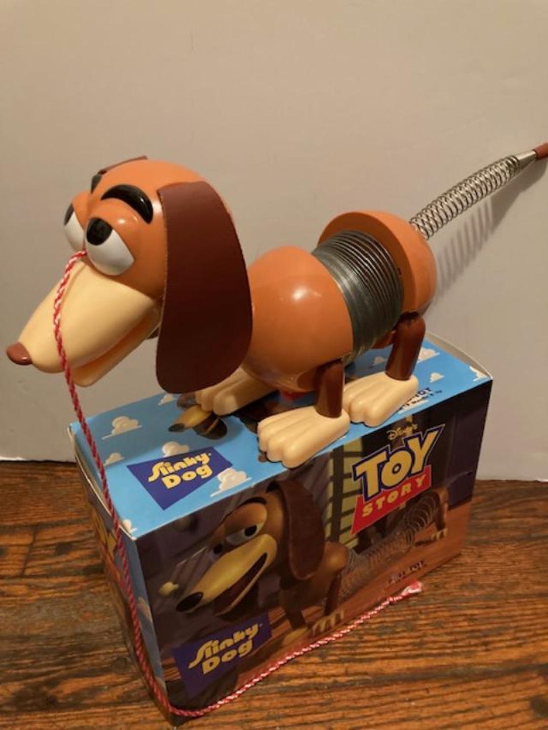 Toy Story First Original 1995 Slinky Dog Pull Toy With Box Excellent ...