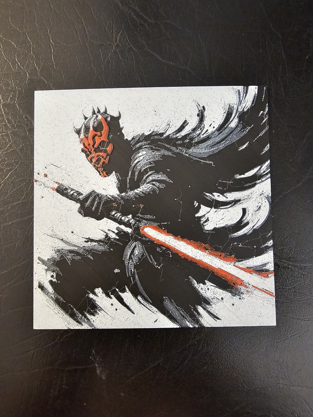 Darth Maul Read Stance 3D Hueforge Art - Etsy