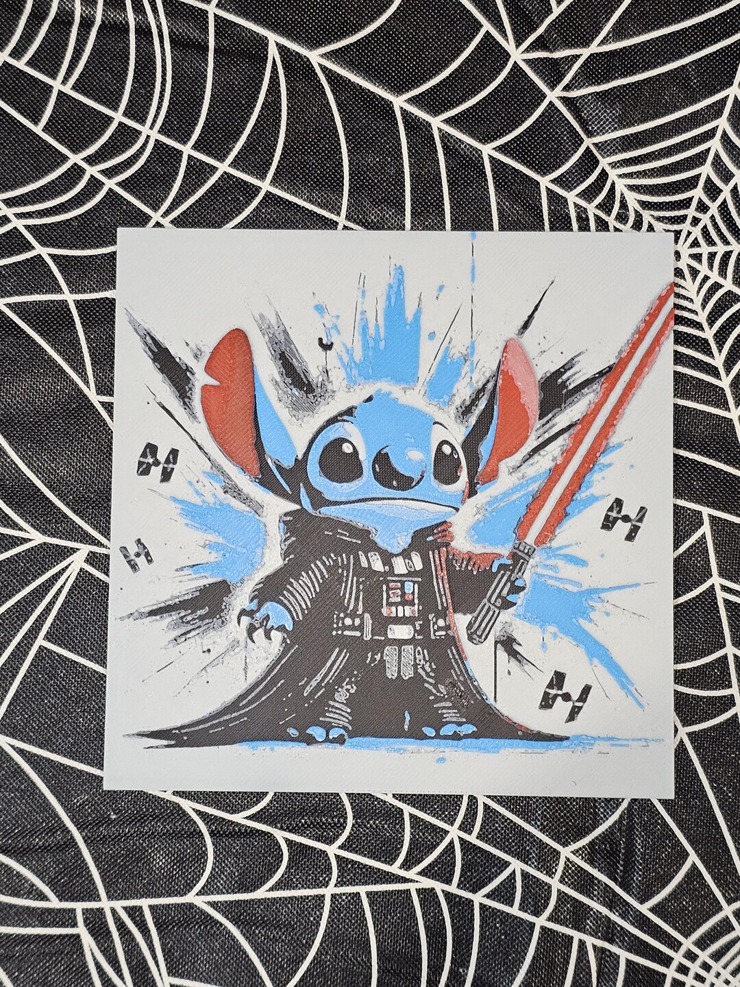 Vader Stitch, Lilo and Stitch 3D Hueforge Art - Etsy