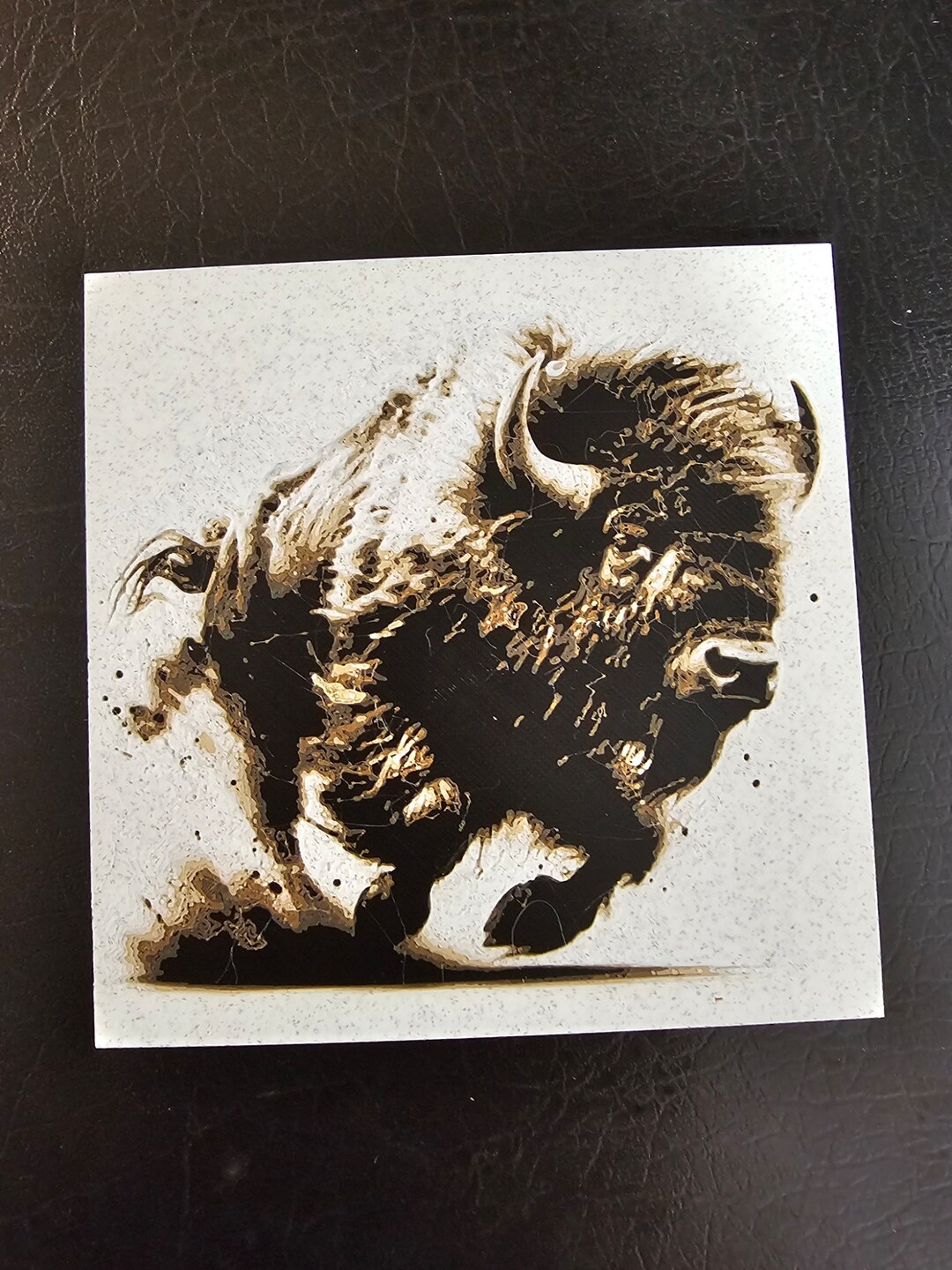 Charging Buffalo 3D Hueforge Art - Etsy