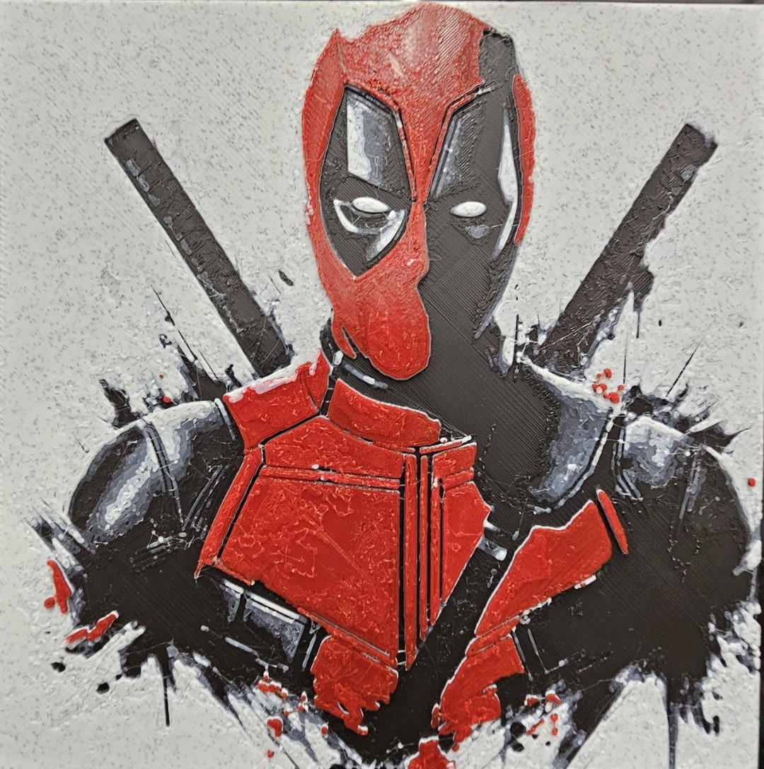 Deadpool Close Up. the Original Merc With a Mouth. - Etsy