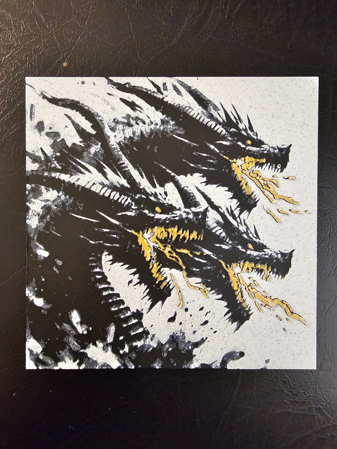 Godzilla Hueforge 3D Art - Etsy