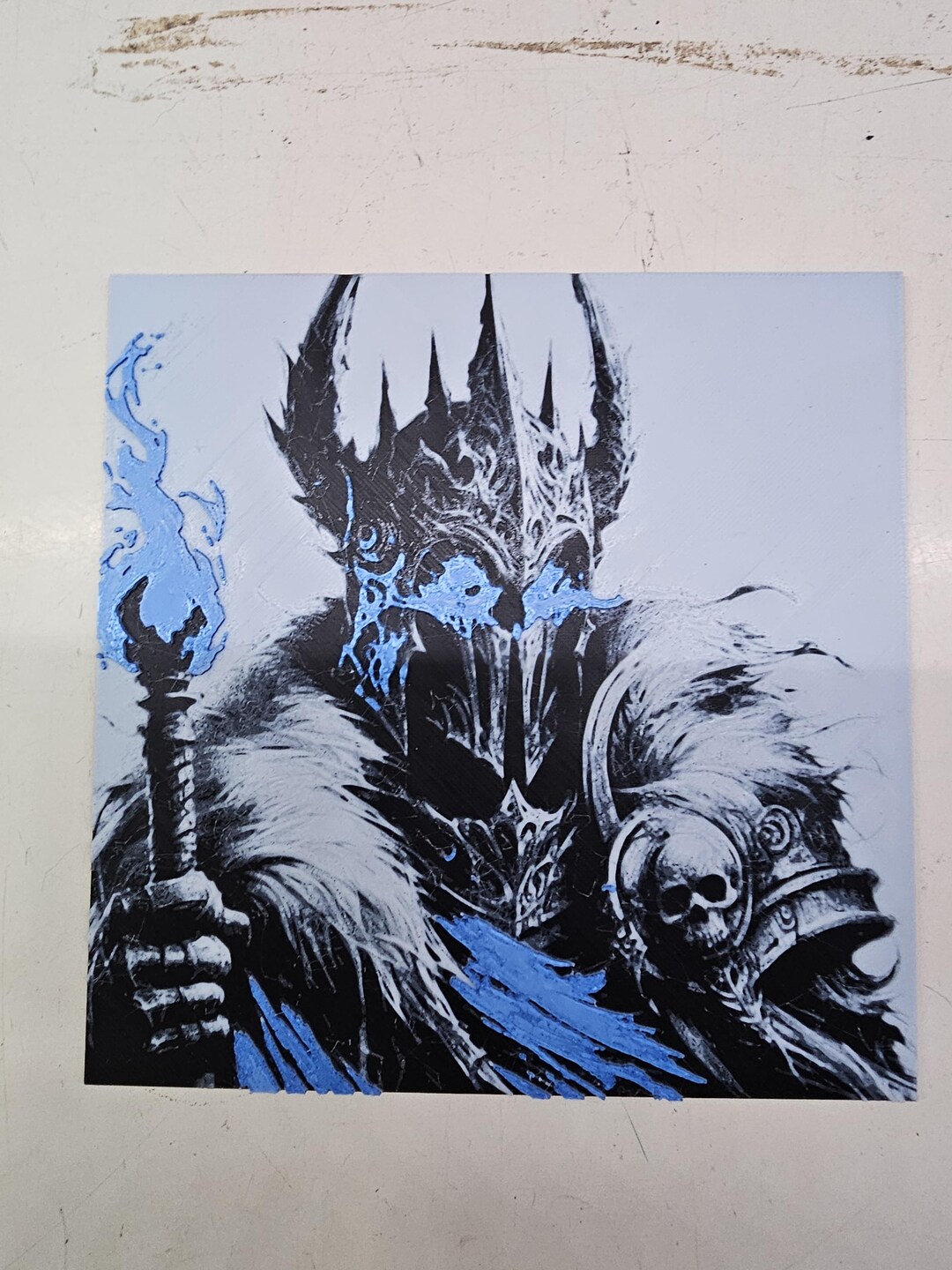 Lich King, World of Warcraft Hueforge 3D Art - Etsy