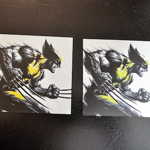 Old School Yellow Wolverine Close up 4 Color 3D Hueforge Art - Etsy