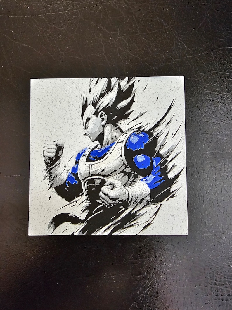 Vegeta. Prince of All Sayains! 3D Hueforge Art - Etsy