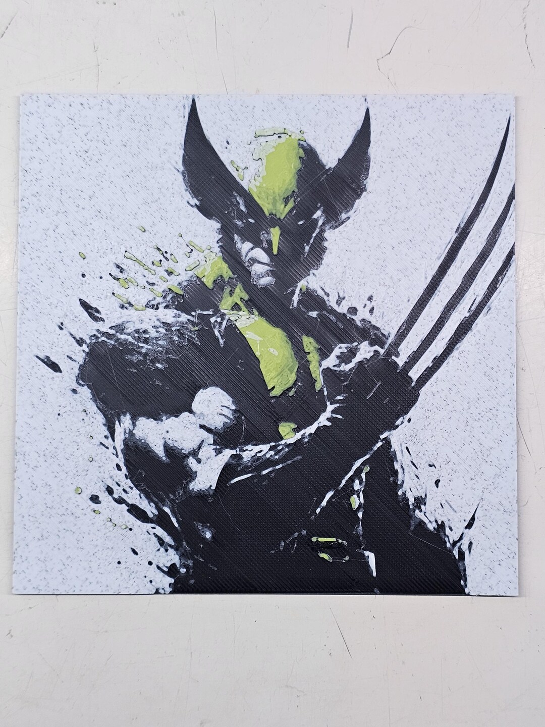 Wolverine Posing 3D Hueforge Art - Etsy