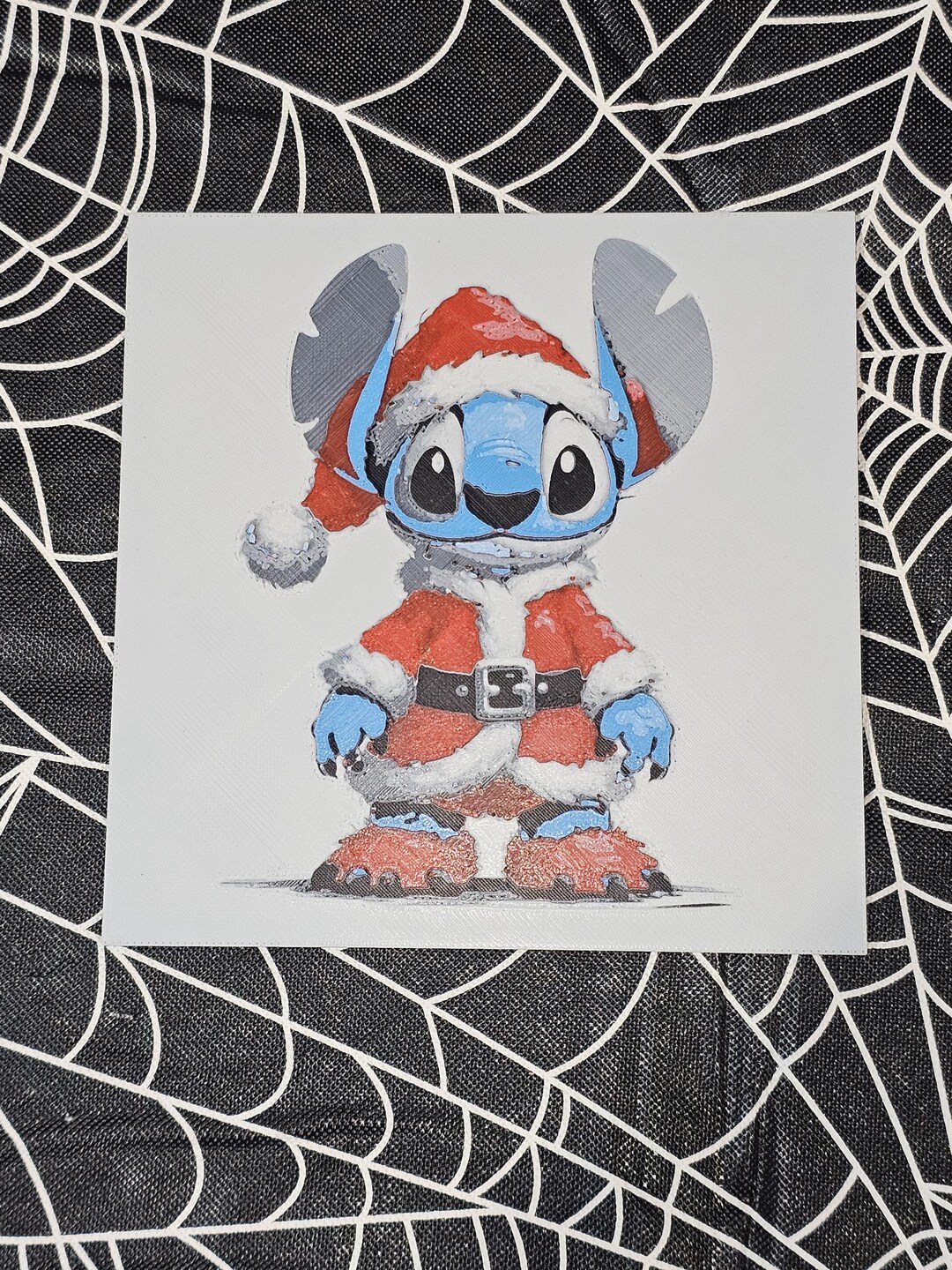 Santa Stitch, Lilo and Stitch 3D Hueforge Art - Etsy