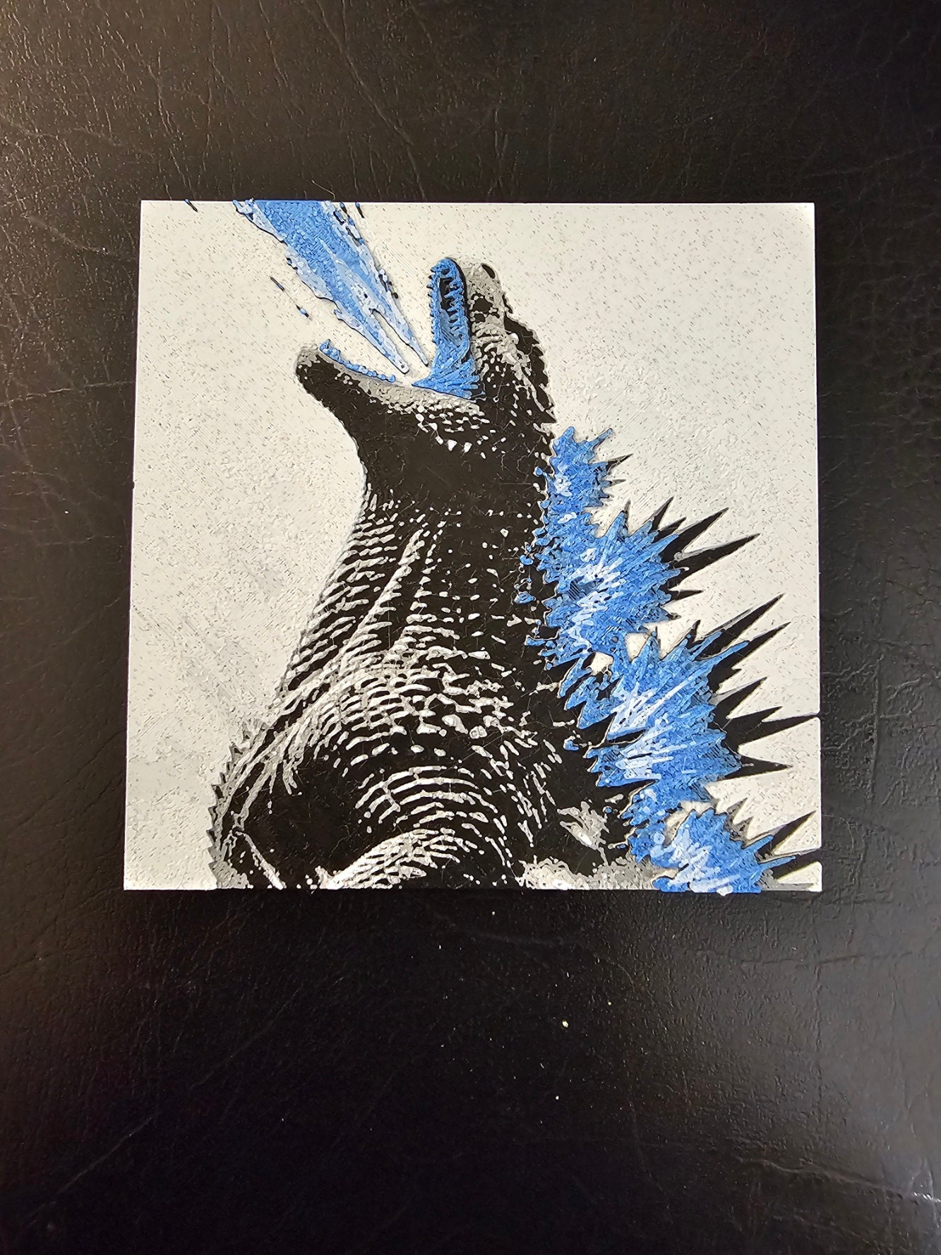 Godzilla Hueforge 3D Art - Etsy