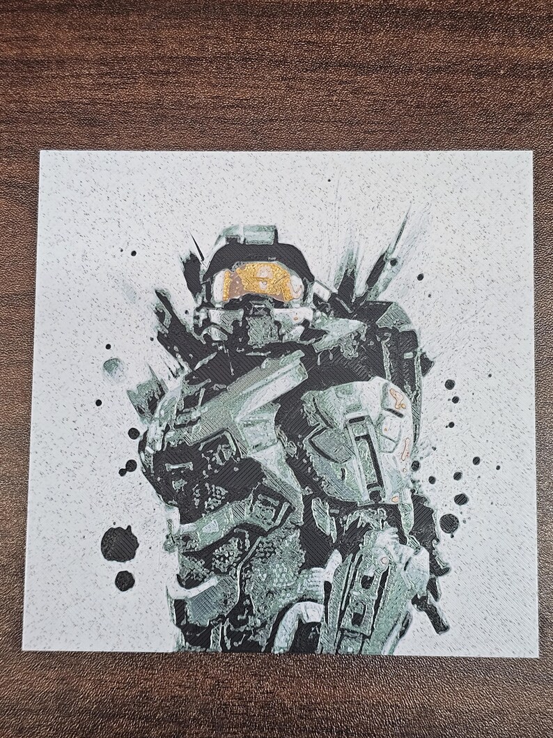 Master Chief, Halo, Standing Pose, 3D Hueforge Art - Etsy Australia