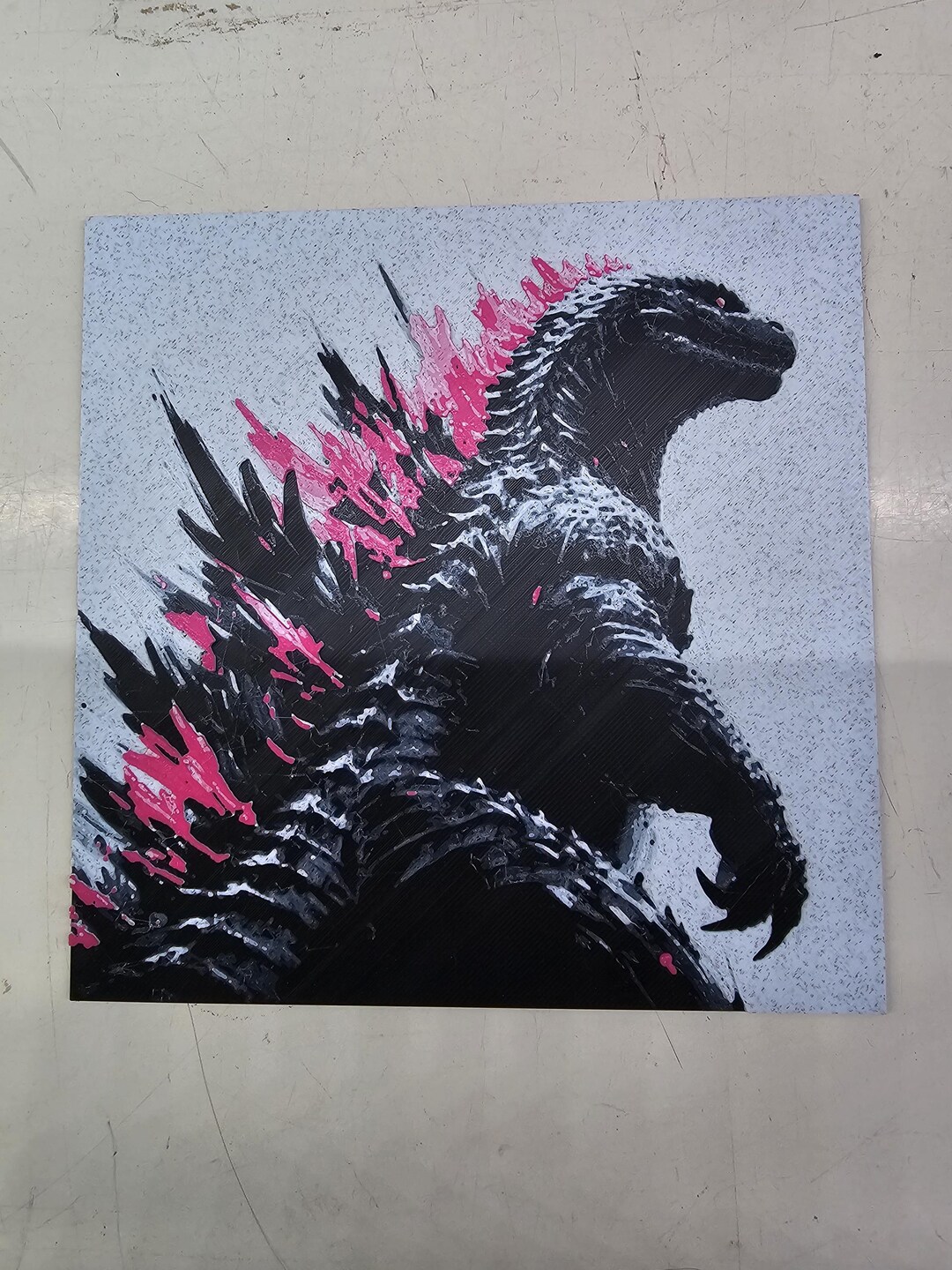 Godzilla New Empire 3d Hueforge Art Print - Etsy