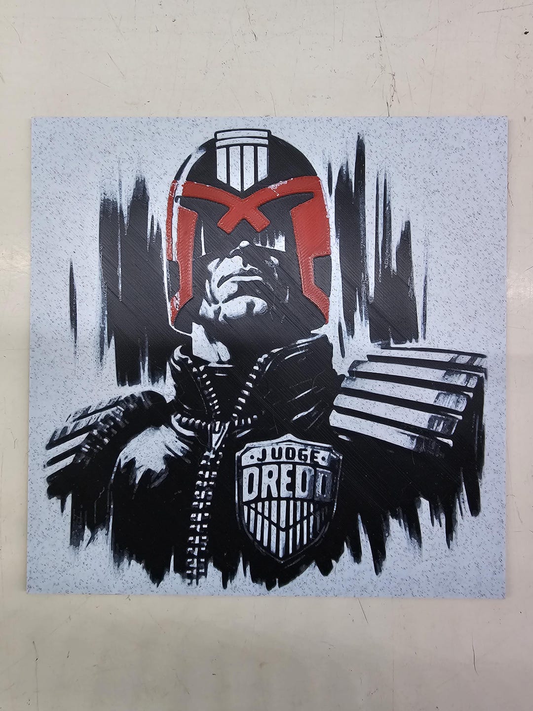 Judge Dredd 3D Hueforge Art - Etsy