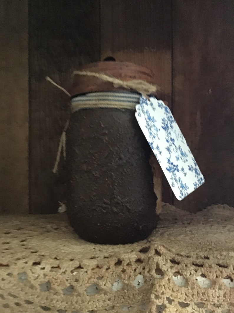 Washing Soda Primitive Grubby Pantry Jar - Etsy