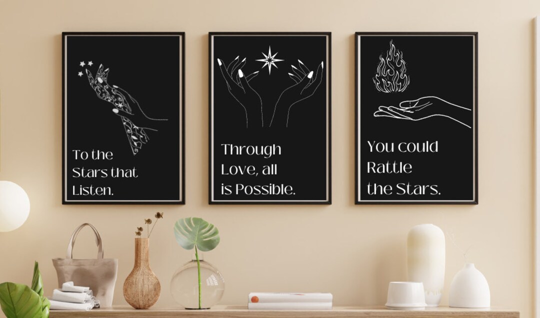 SJM Universe, FMC Quotes and Hands- Bl - Etsy